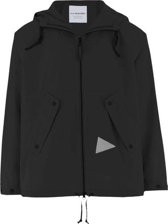 And Wander Veste en nylon avec logo - Homme - Sport - Gris - Taille: M
