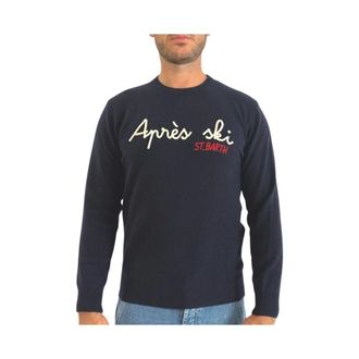 Saint Barth Herren, Strickwaren, Blau, XLGr&ouml;&szlig;e