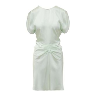 Victoria Beckham Mini-Kleid mit Drapierung - - Dresses - Damen - Gr&uuml;n - 2XS