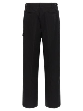 Fendi Mens Black Cotton Cargo Pants