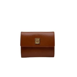 Dior Portefeuille en cuir Pre-owned - Femme - Pre-owned - Brun - Taille: ONE Size