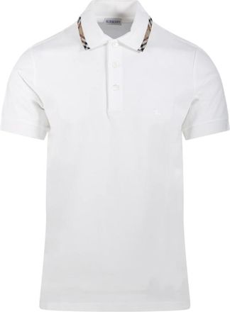 Burberry Homme, Tops, Blanc, Taille: XL Eddie CC - DNU Polo