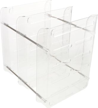 Cabilock Schreibtisch-Organizer Stapelbar Als Briefablage Und Dokumentensortierer Vertikales Aktenregal F&uuml;r Post Papiere Und B&uuml;robedarf Zeitschriftenhalter Als