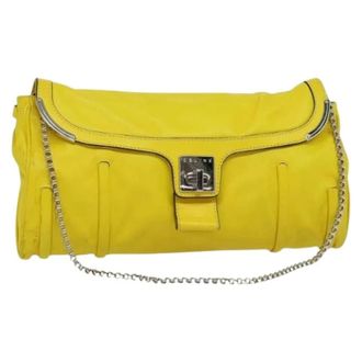 Celine Pre-owned Cuir sacs-celine - Femme - Pre-owned - Jaune - Taille: ONE Size