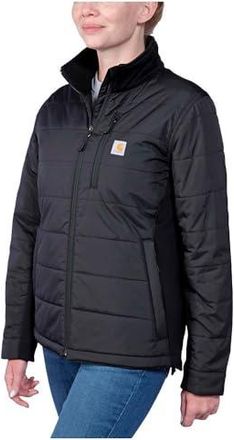 Carhartt Work in Progress Femme RAIN DEFENDER RELAXED FIT LIGHTWEIGHT INSULATED JACKET Veste polaire, Black, L