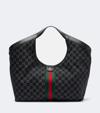 Gucci Tote Bag Gucci Giglio Large aus GG Canvas