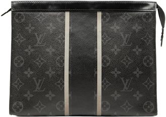 Louis Vuitton Clutches - Fujiwara Monogram Eclipse Flash Pochette Voyage MM - Gr. unisize - in Schwarz - für Damen