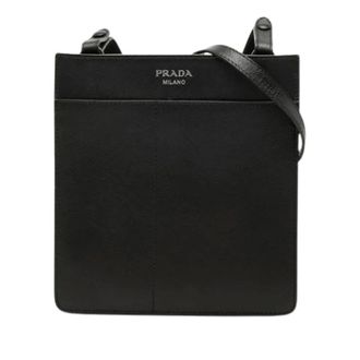 Prada Sac bandouli&egrave;re Saffiano Pre-owned - Femme - Pre-owned - Noir - Taille: ONE Size