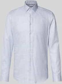 Jake*s Super Slim Fit Businesshemd aus reiner Baumwolle