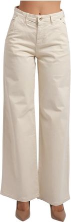 Gaud&igrave; Weite Hosen - - Trousers - Damen - Beige - W28