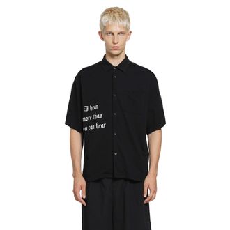 Undercover Printed Short Sleeve Shirt