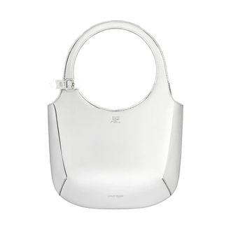 Courr&egrave;ges Mirror Effect Bag - - Bags - Damen - Grau - ONE SIZE