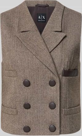 A|X Armani Exchange Regular Fit Weste mit Reverskragen
