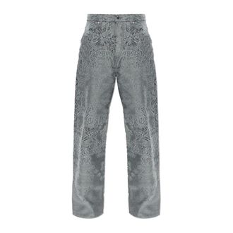Amiri Bandana Baggy Jeans - - Jeans - Herren - Grau - W30