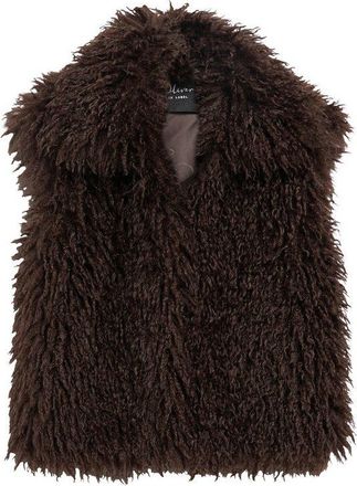 s.Oliver Outdoorjacke Outdoor-Weste Kuschelige Weste mit Haken-Verschluss