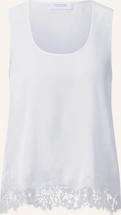 Rich & Royal Satintop Mit Spitze weiss