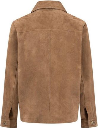 Fynch-Hatton Strickjacke Velours Overshirt - Casual Fit