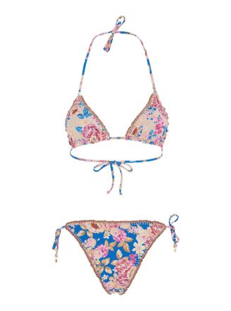Anjuna Womens Reversible Bikini With Crochet Trim Multicolour Polyamide Swimwear Sea Clothing