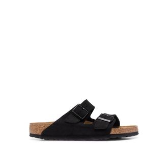 Birkenstock Schwarze Wildledersandale - - Shoes - Herren - Schwarzk - 40 EU