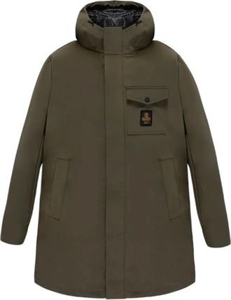 RefrigiWear Homme, Manteaux, Vert, Taille: XL Long Speed Jacket