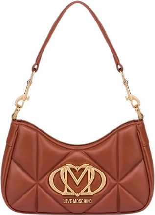 Love Moschino Femme, Sacs, Brun, Taille: ONE Size Sac bandouli&egrave;re matelass&eacute;