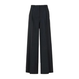 Msgm Weite Hosen - - Trousers - Damen - Schwarzk - L