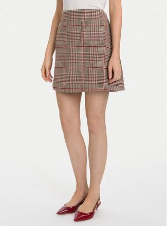 Tommy Hilfiger Minirock Seasonal WW0WW48265 Beige Regular Fit