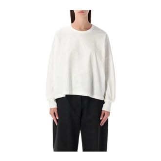 STUDIO NICHOLSON Damen, Sweatshirts & Hoodies, Wei&szlig;, XSGr&ouml;&szlig;e