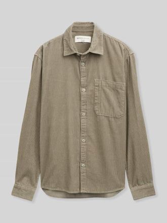 Tom Tailor Denim Freizeithemd aus Cord mit durchgehender Knopfleiste