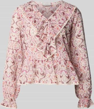 Neo Noir Regular Fit Bluse mit Allover-Paisley-Print Modell Ajda
