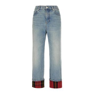 Alexander McQueen Straight-Leg Jeans - - Jeans - Damen - Blau - W28