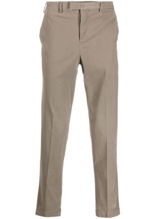 Pantaloni Torino pantalon en modal m&eacute;lang&eacute; &agrave; coupe droite - Gris