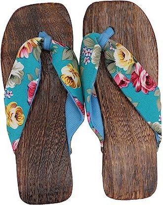 UPKOCH Sabots Japonais Femmes Créatifs Sandales Plates Été Respirantes Confortables Mode