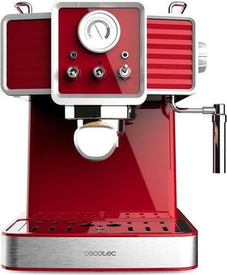 Cecotec Cecotec - Machine &agrave; caf&eacute; express Power Espresso 20 Tradizionale Light Red