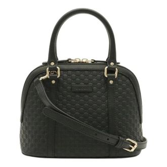 Gucci Pre-owned Micro Guccissima Leather 2way Bag - Femme - Pre-owned - Noir - Taille: ONE Size