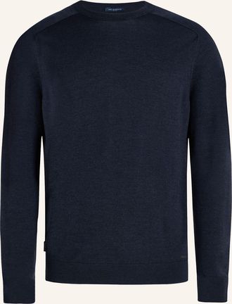 MR MARVIS Mr Marvis Strick The Merino Pullover blau