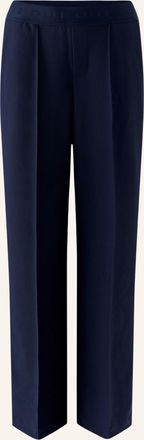 Oui Hose Lacy blau