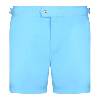 Tom Ford Homme, Maillots de bain, Bleu, Taille: 2XL Boxer de Bain Ajustable &agrave; la Taille
