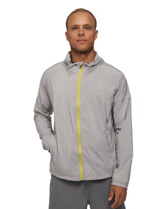 Danish Endurance Windbreaker-Jacke mit Kapuze & Zipper f&uuml;r Herren XXL Grau