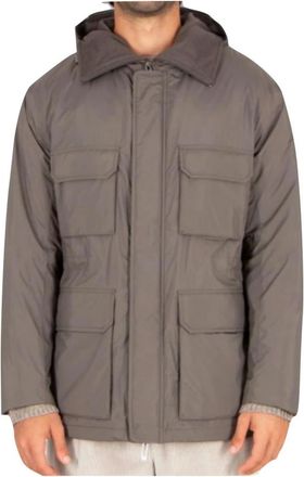 Armani Homme, Vestes, Gris, Taille: L Travel Essentials Padded Jacket
