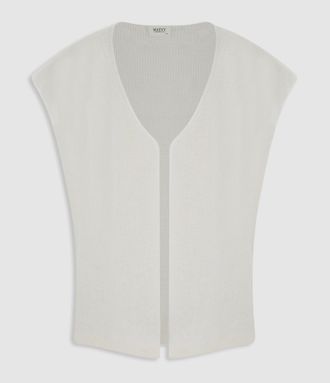 Maevy Poncho Coeur Off White