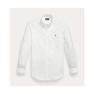 Polo Ralph Lauren Homme, Chemises, Blanc, Taille: M Chemise Oxford Stretch Coupe Sur Mesure
