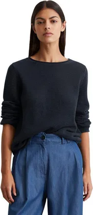 Marc O'Polo Rundhalspullover aus softem Baumwoll-Garn