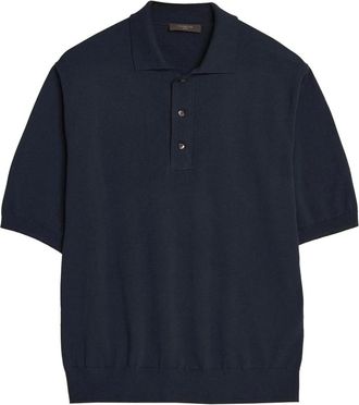 Zanone Homme, Tops, Bleu, Taille: XL Z3468 Polo
