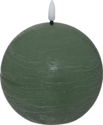 Atmosphera Atmosphera - LED-Kugelkerze Molia - Dunkelgrün