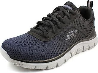 Skechers Homme Track RIPKENT Baskets, Navy Mesh/Black Trim, 41 EU