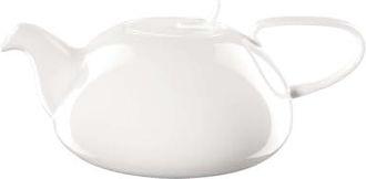 ASA 2016013 &aacute; Table Th&eacute;i&egrave;re avec passoire C&eacute;ramique Blanc Brillant, 16,10 x 16,10 x 9,45 cm