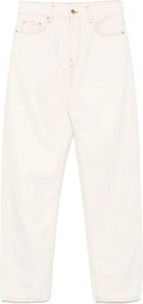 Darkpark Darkpark, Femme, Jeans, Beige, Taille: W26 Pantalon ample en Tencel et coton doubl&eacute;