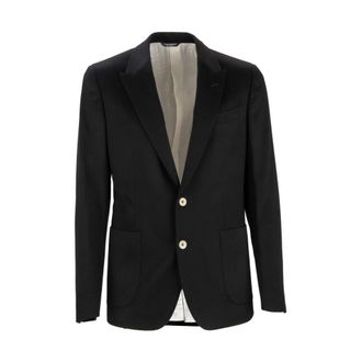 Dolce & Gabbana Sakko aus Schurwolle - - Jackets - Herren - Schwarzk - XS