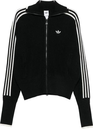 adidas Firebirdside-stripe Trefoil-logo Cardigan